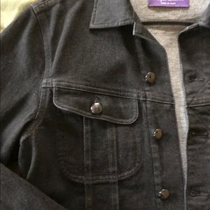 Ralph Lauren Purple Label | Jackets & Coats | Purple Label Black Denim ...